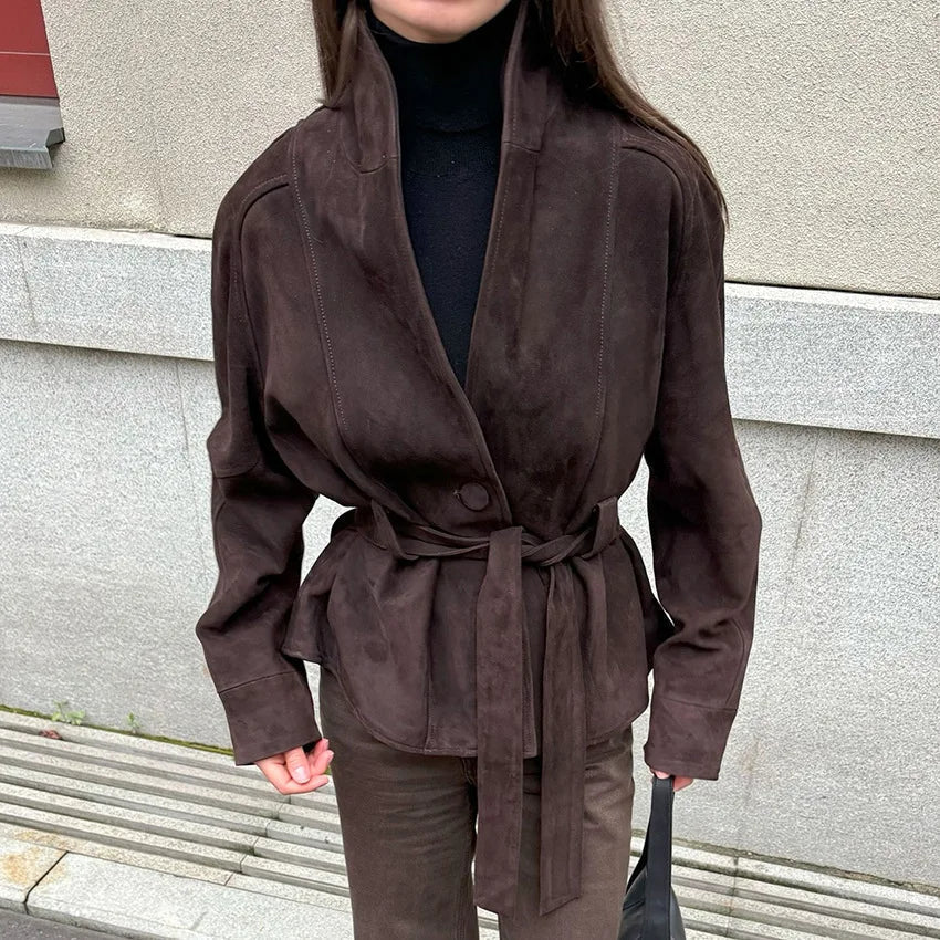 Freya Suede Jacket - Stylish Coats & Jackets for All Seasons – ZEYA